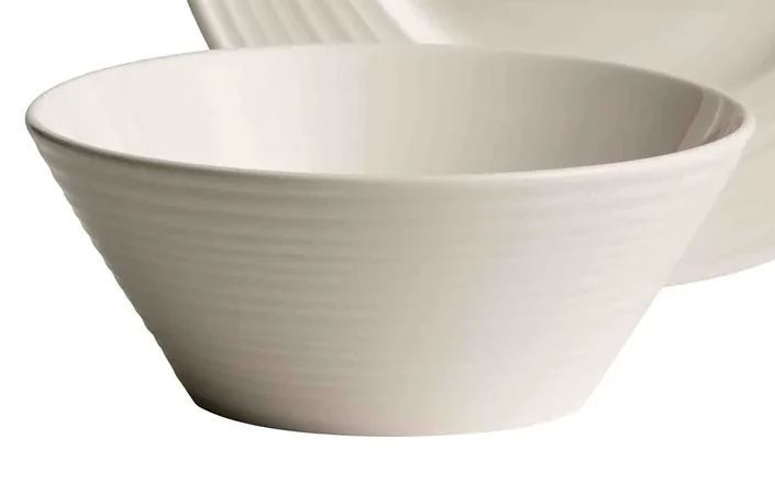 Belleek Ripple Soup/Cereal Bowl